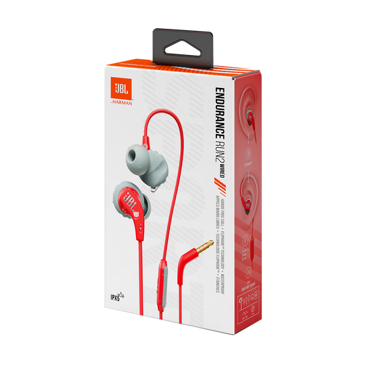 JBL Endurance Run 2 Wired | Waterproof Wired Sports In-Ear Headphones