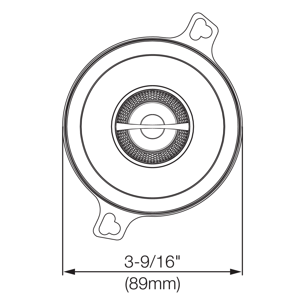 GX302 | 3-1/2" coaxial car audio loudspeaker, 75W